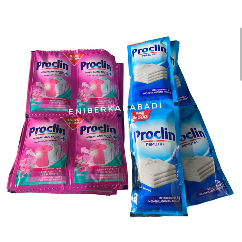 Jual Proclin Warna / Proclin Putih 1 renceng | Shopee Indonesia