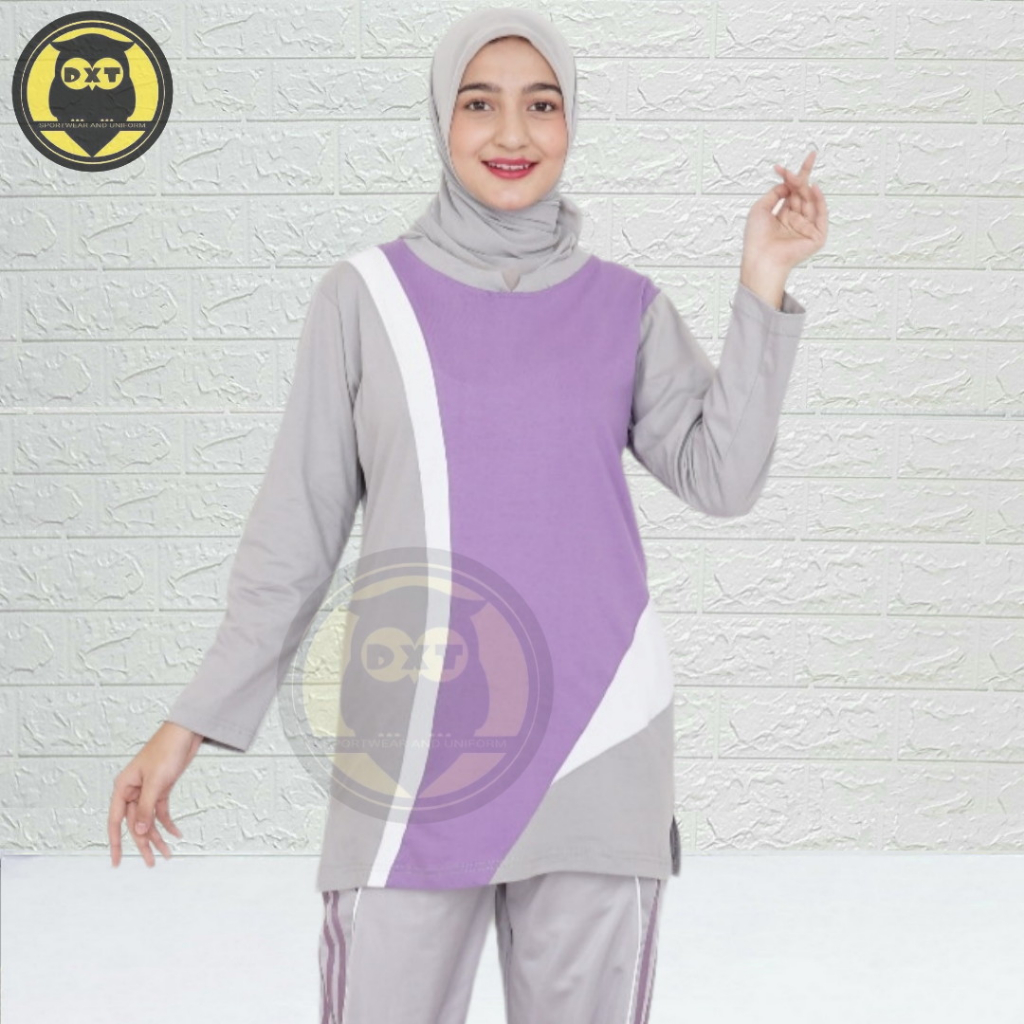 Jual Baju Olahraga Muslimah / Kaos Olahraga Muslimah / Baju Senam Wanita (Hanya Baju) | Shopee ...