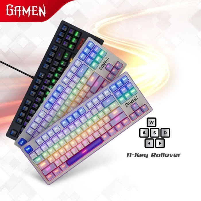 Jual Keyboard GAMEN Titan II Mechanical Pluggable Switch Blue Gaming ...