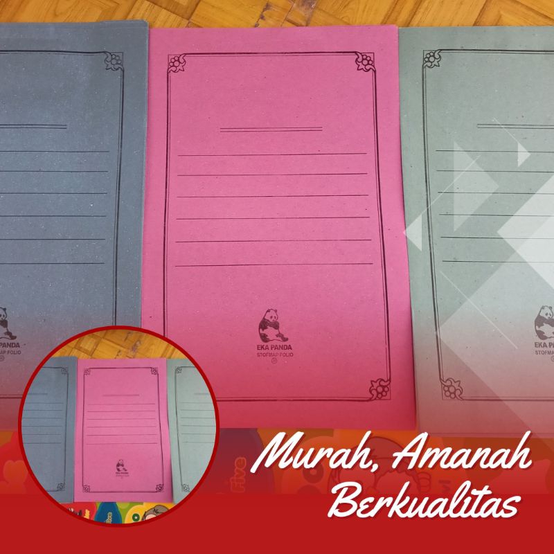 Jual Stopmap Folio / Stopmap Kertas / Stopmap eka panda murah | Shopee ...