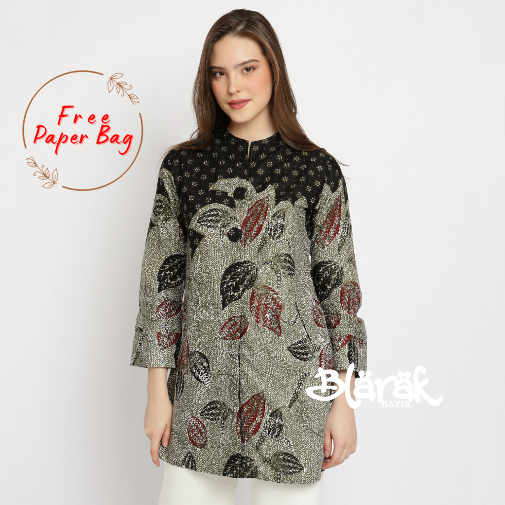 Jual BLARAK - Tunik Wiraka Abu Abu | Shopee Indonesia