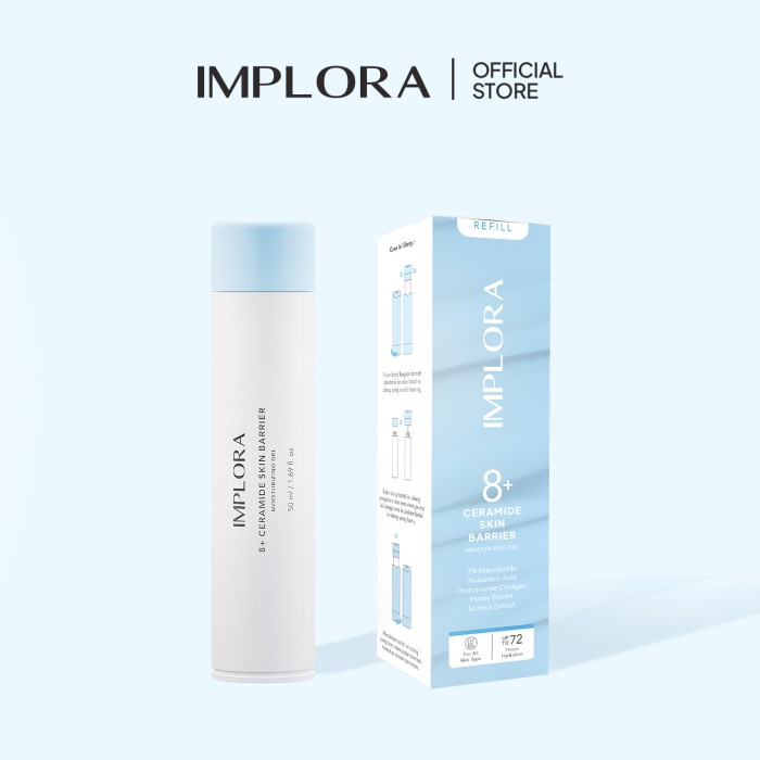 Jual ☘️ CHAROZA ☘️ IMPLORA Skin Barrier 8+ Ceramide Moisturizing Gel 50 ...
