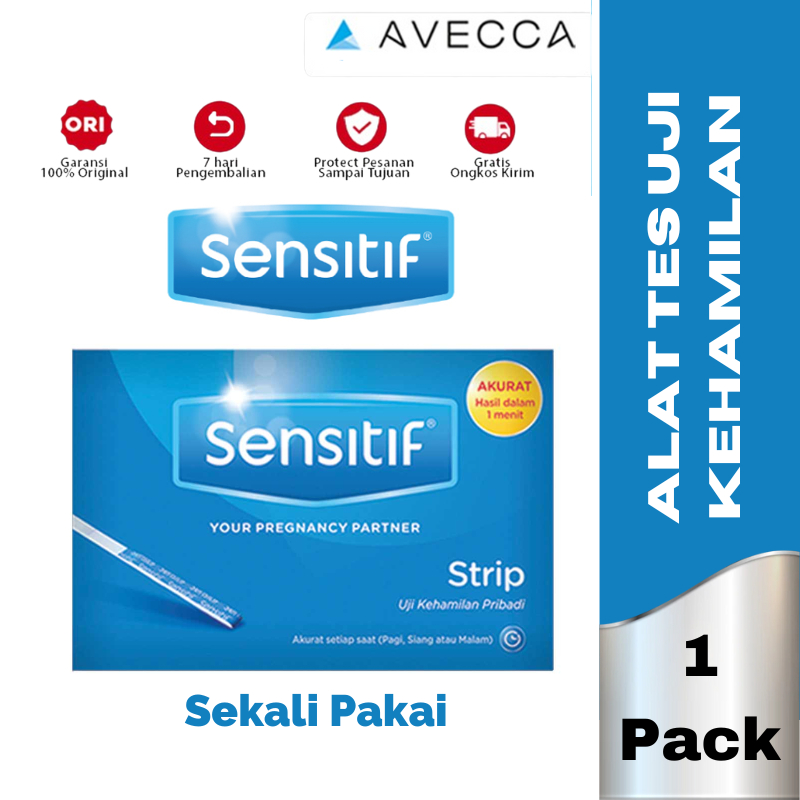 Jual Sensitif Strip Pack Isi 1 Strip / Alat Test Kehamilan / Test Pack ...
