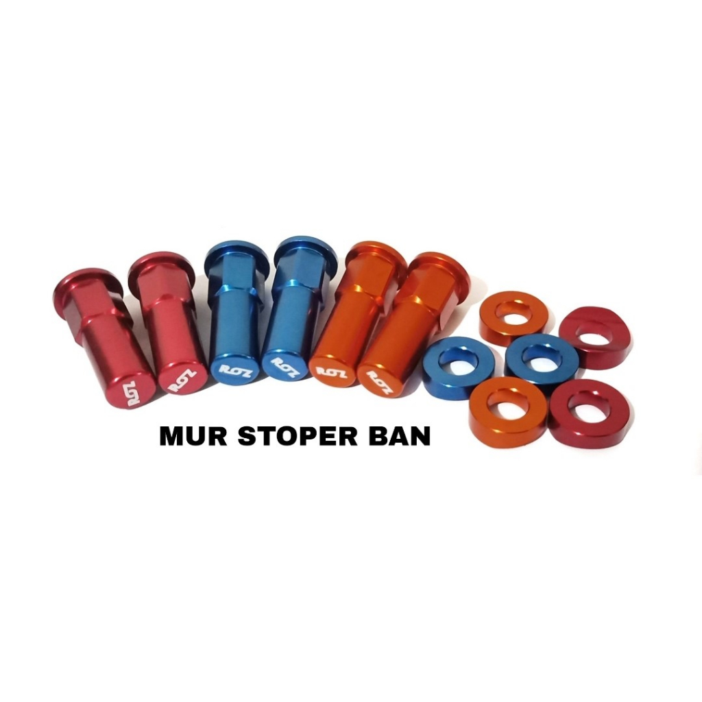 Jual Penutup MUR BAUT Stoper Stopper Ban Aluminium ROZ | Shopee Indonesia