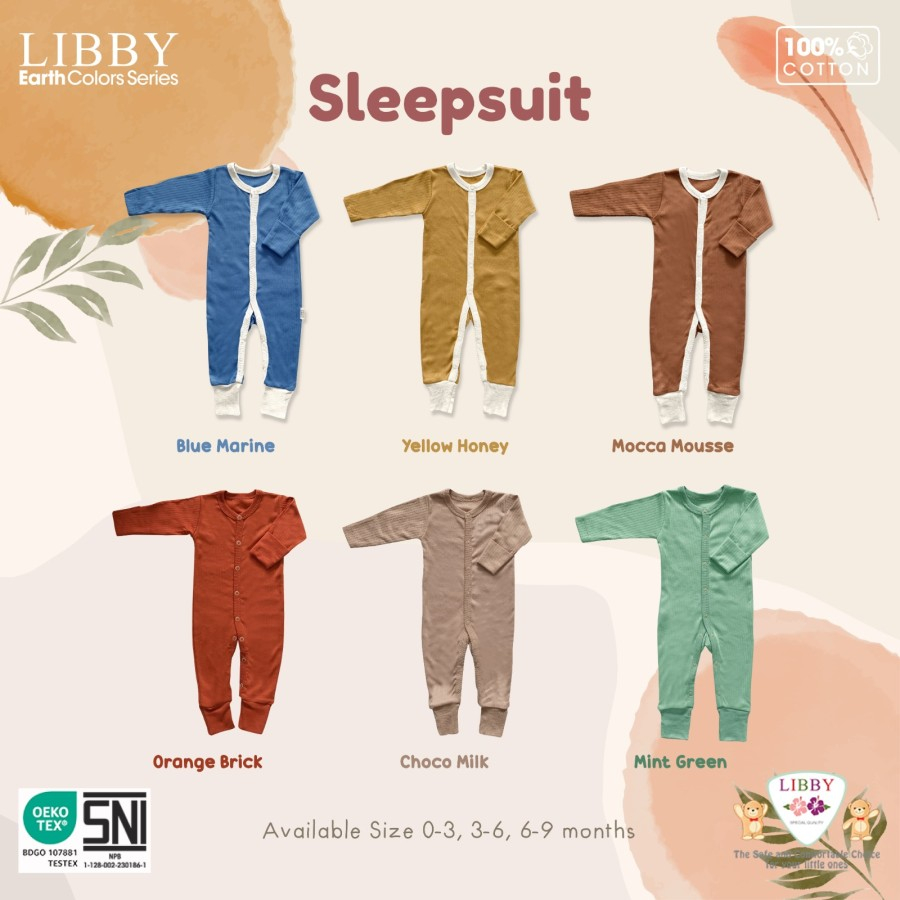 Jual Libby Baby Sleepsuit Jumpsuit Polos Retro Baby Line Putih | SBSKEBONSARI | Shopee Indonesia