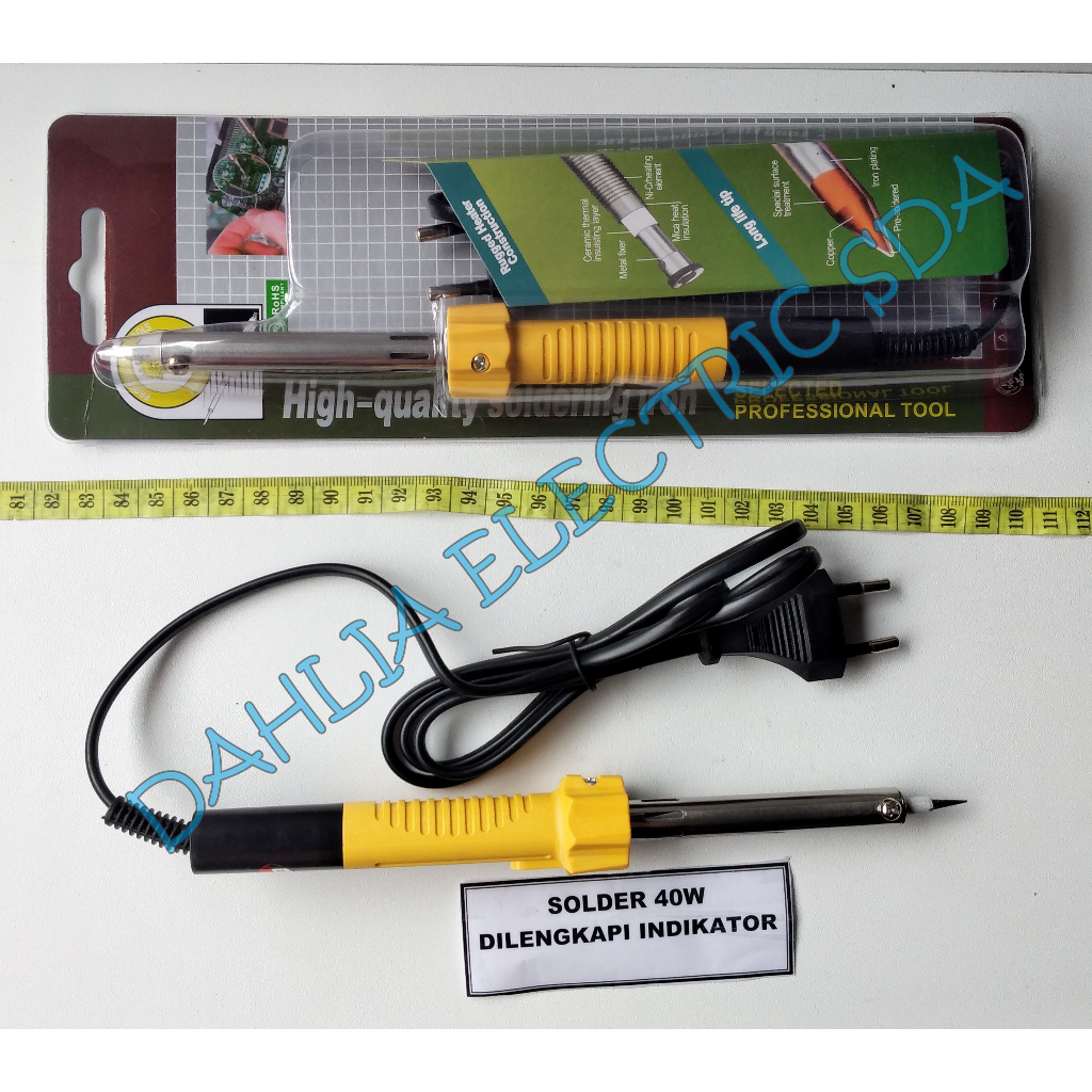 Jual SOLDER 40W DILENGKAPI INDIKATOR | Shopee Indonesia