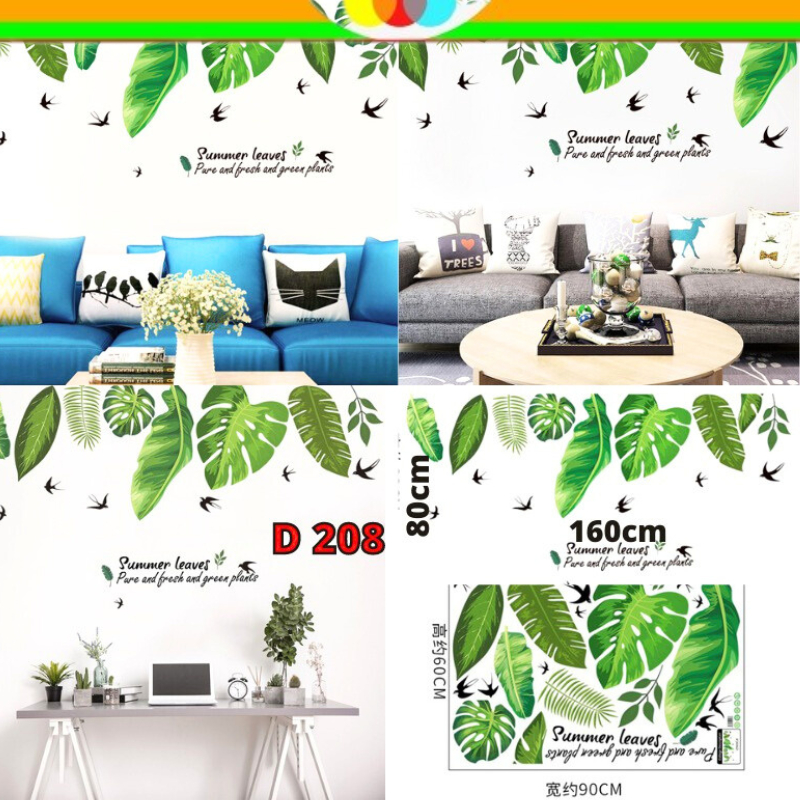 Jual D 208 WALSTIKER WALSTICKER SETIKER STIKER STICKER WALLSTICKER ...