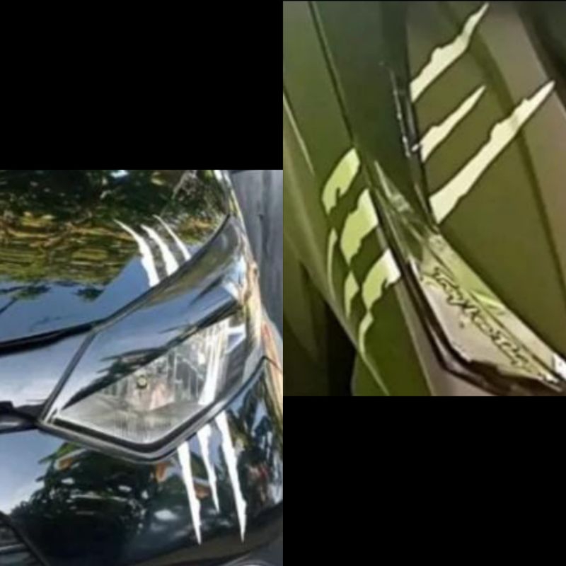 Jual STICKER STIKER CAKARAN MONSTER SCRATCH CAKAR MOTOR MOBIL CUTTING ...