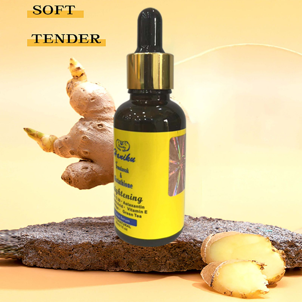 Jual HANIKU SERUM TEMULAWAK GLUTATHIONE 30ML BPOM / SERUM WHITENING ...