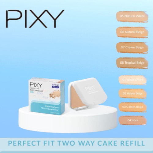 Jual PIXY PERFECT FIT TWC REFILL(Kemasan putih biru) | Shopee Indonesia