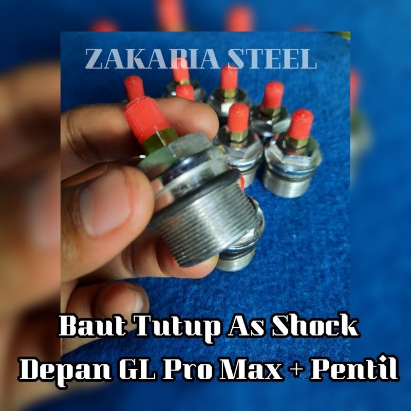 Jual Baut Tutup As Shock Skok Shok GL Pro Max + Pentil | Shopee Indonesia