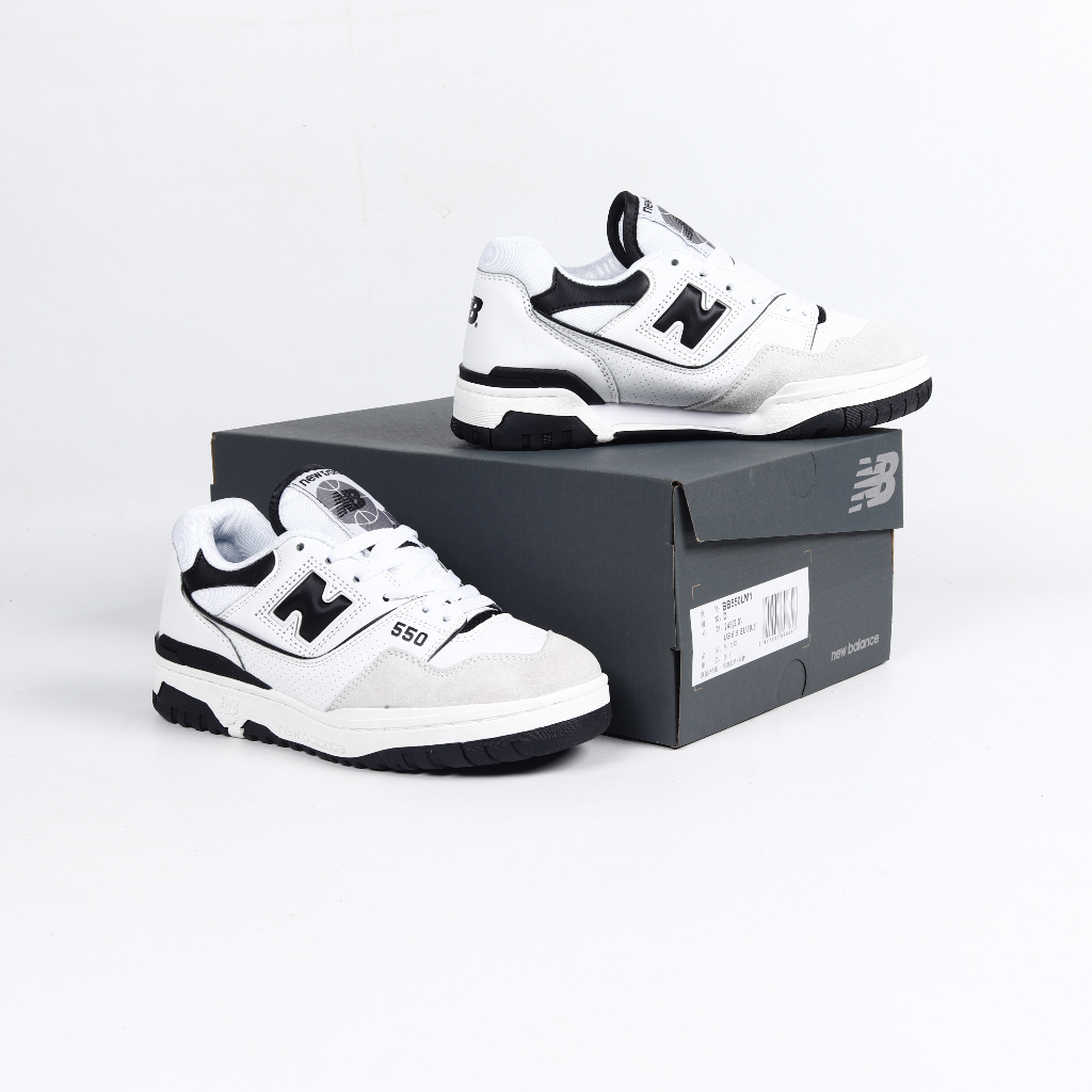 Jual (MDNS) Sepatu New Balance 550 White Black - NB 550 | Shopee Indonesia