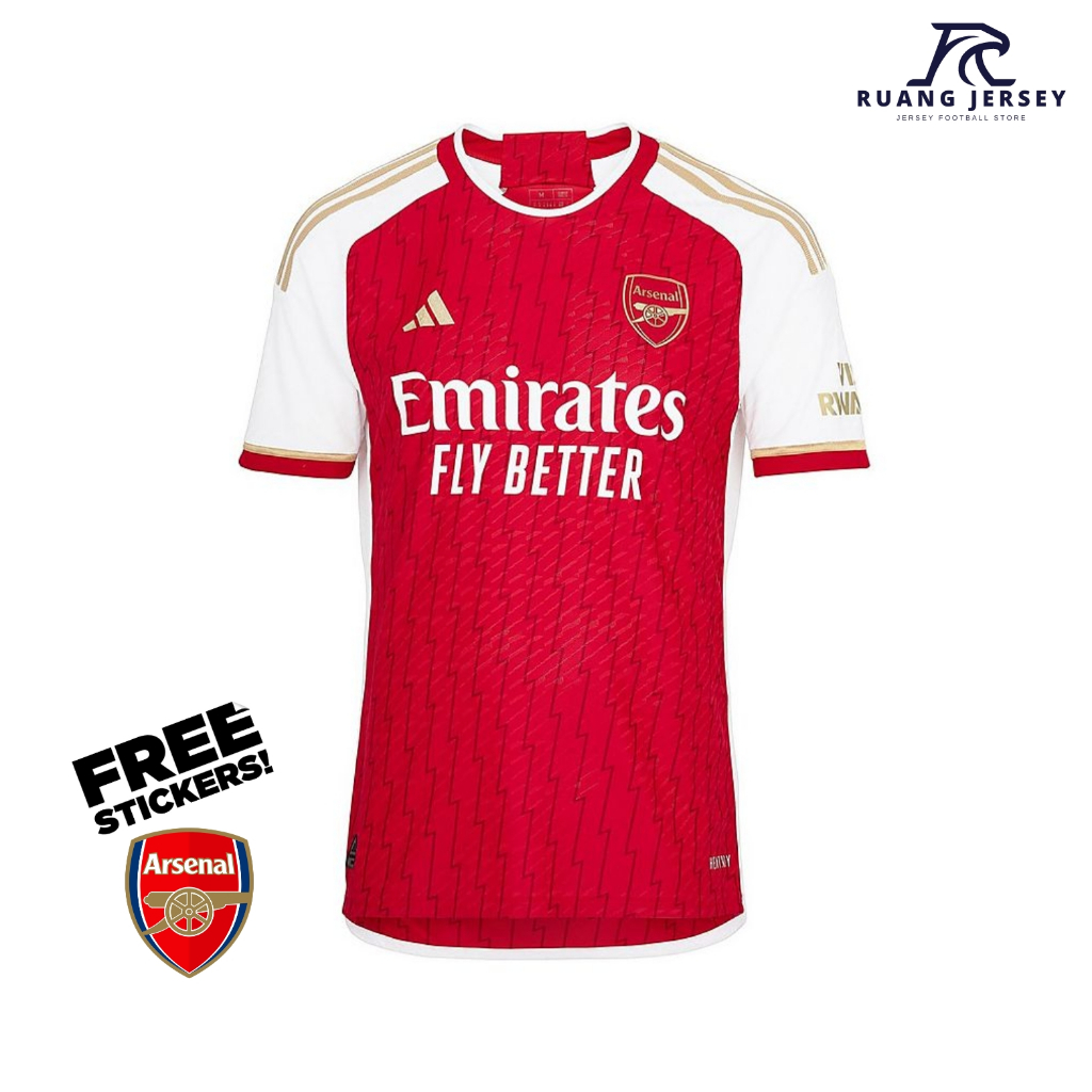 Jual Jersey Sepak Bola Arsenal Home player issue version 23/24 Pria ...