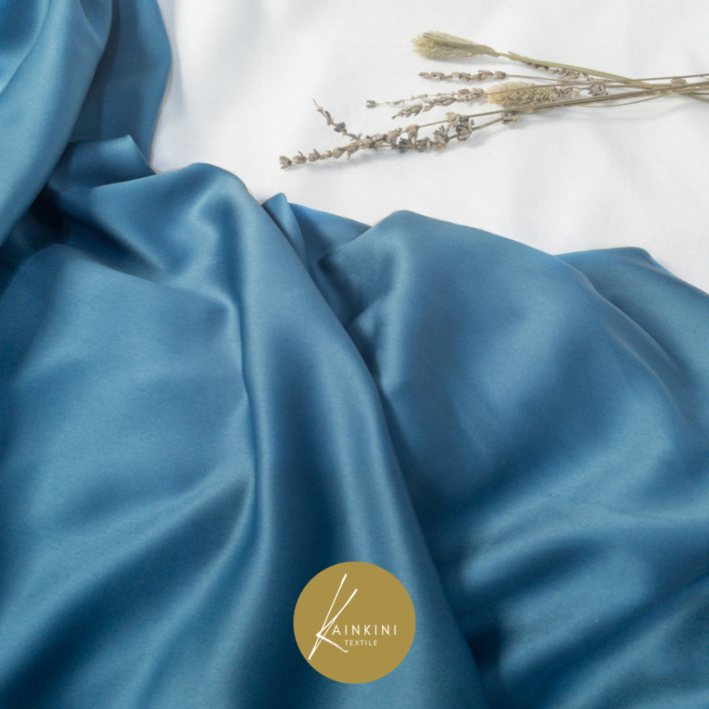 Jual (1 meter) Kain Satin Velvet Premium Grade A Kilap Doff Kainkini ...