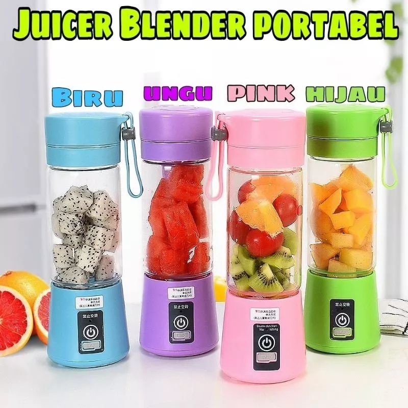 Jual Juice Blenders Mini Portable Blender Mini Pembuat Jus | Shopee ...