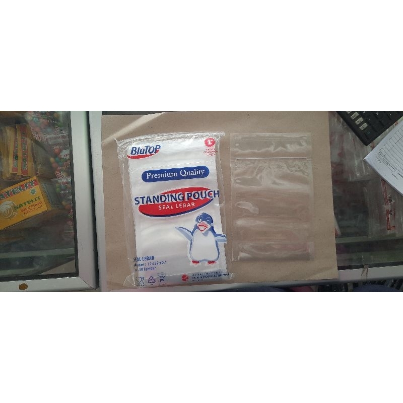 Jual standing pouch 14x22 zipper isi 50 lembar | Shopee Indonesia