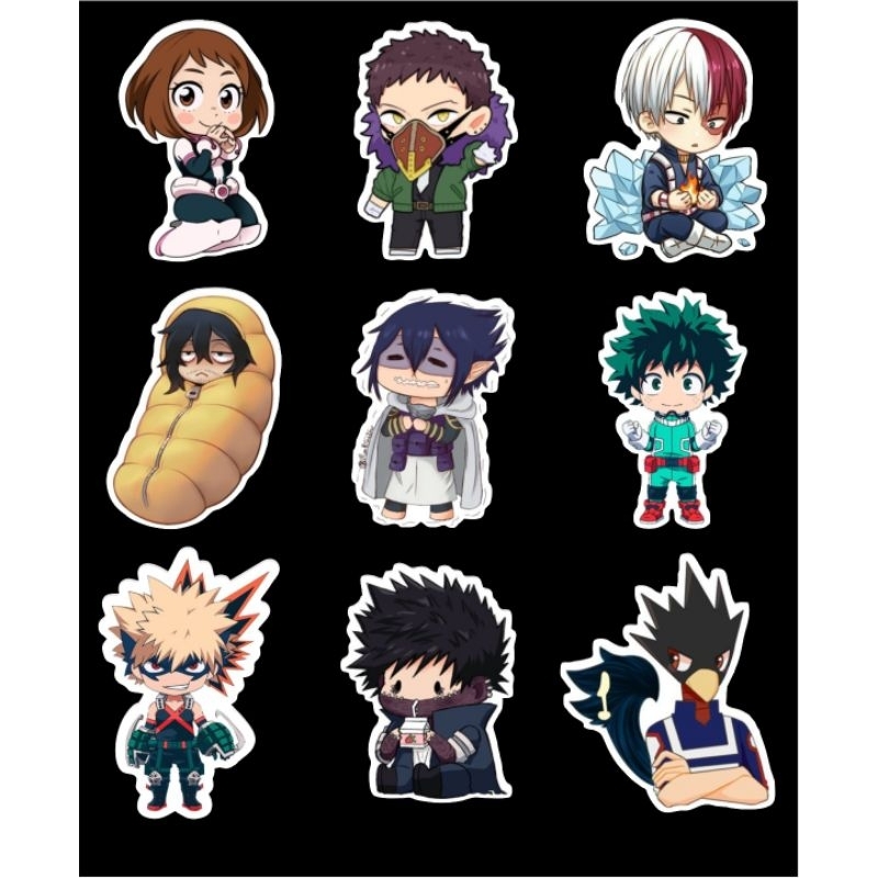Jual 1 Pcs STICKER ANIME ISI 9 STICKER KARAKTER | STIKER ANIME PACK ...