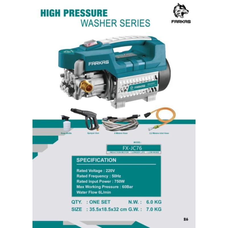 Jual Mesin Steam Motor Atau Mobil/High Pressure Washer 60Bar (JC76 ...