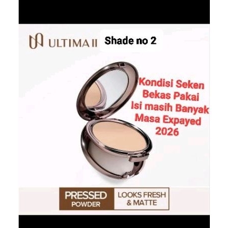 Jual ULTIMA II Wonderwear Pressed Powder 10 Gram Bedak Padat Seken ...
