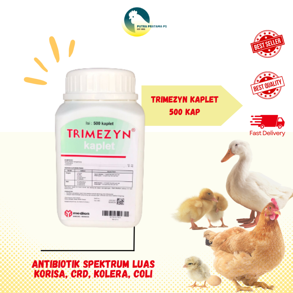 Jual TRIMEZYN 500 KAP MEDION OBAT KORISA, CRD, KOLEA, COLI DLL | Shopee ...