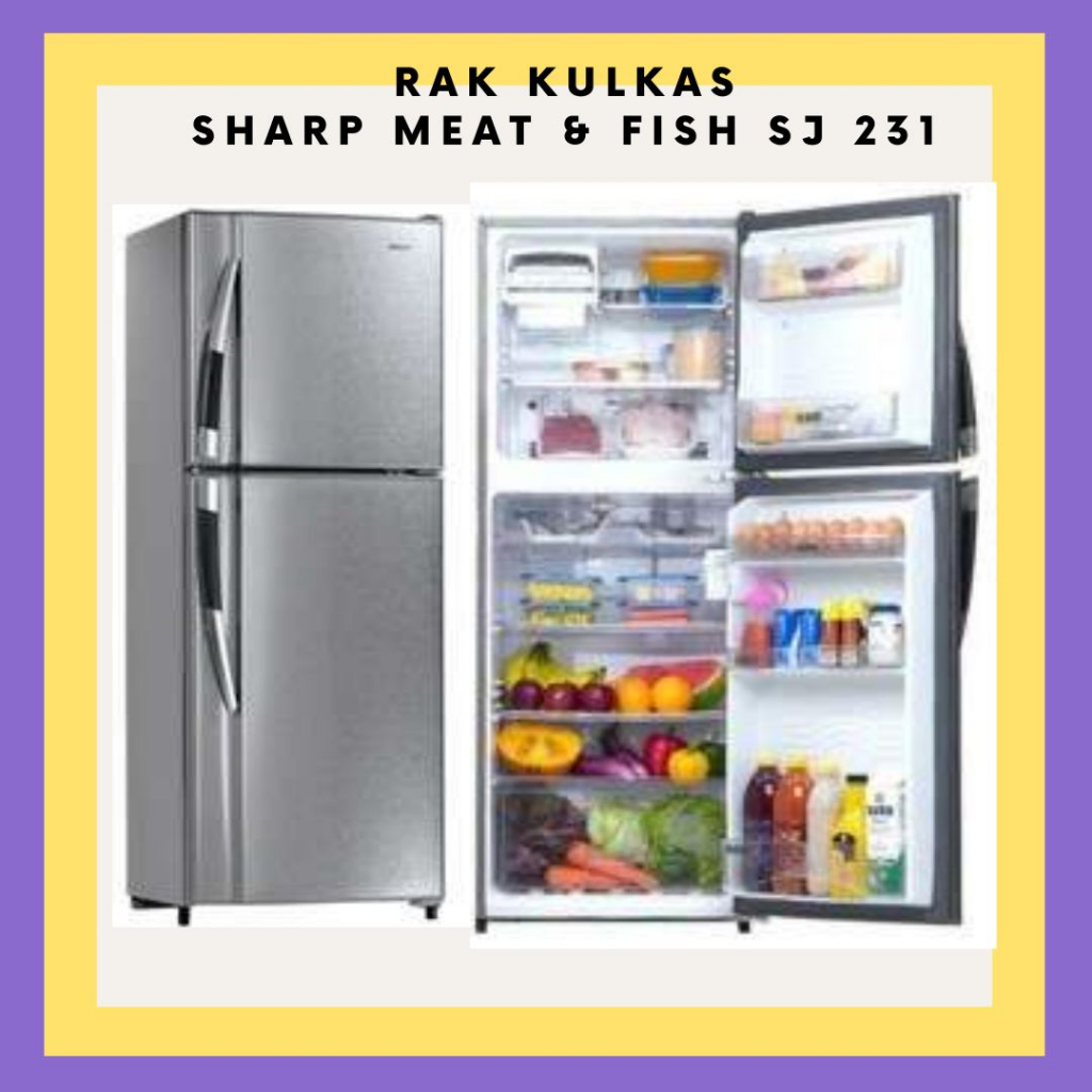 Jual SPAREPART KULKAS RAK MEAT & FISH / RAK DAGING SHARP SJF 231 ...