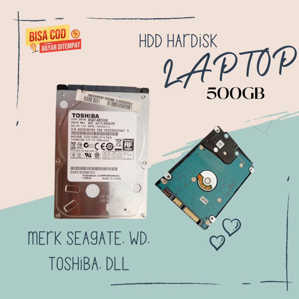 Jual HDD Hardisk Internal Laptop 500Gb Harddisk 2.5inc | Shopee Indonesia