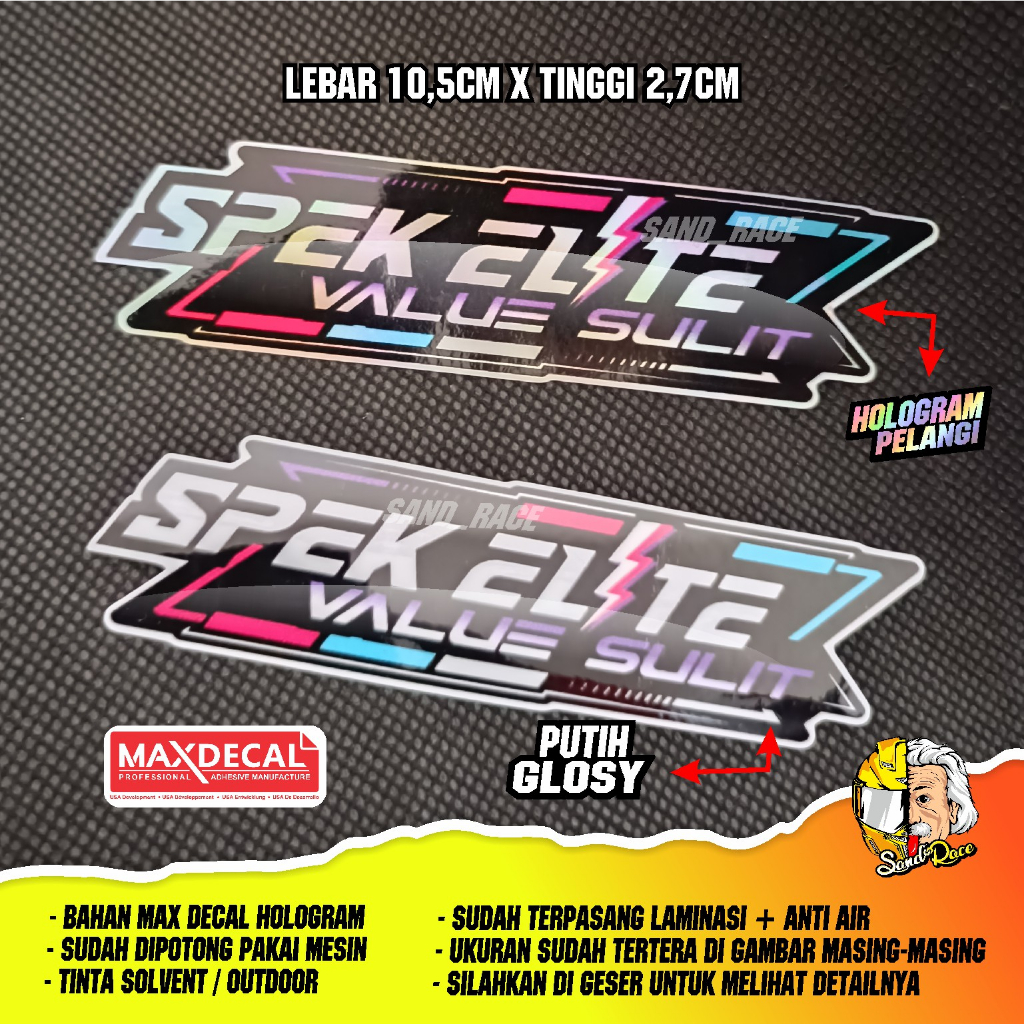 Jual stiker viral gak bahaya ta? cutting hologram / sticker viral GAK ...