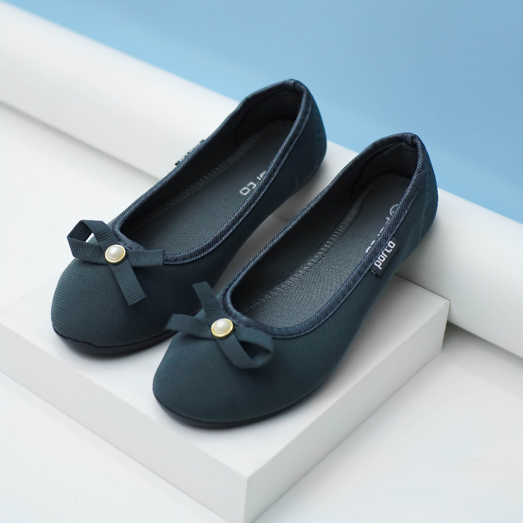 Jual PORTO - Sepatu Wanita Ballet Flatshoes / Sepatu Kain Nyaman dan ...