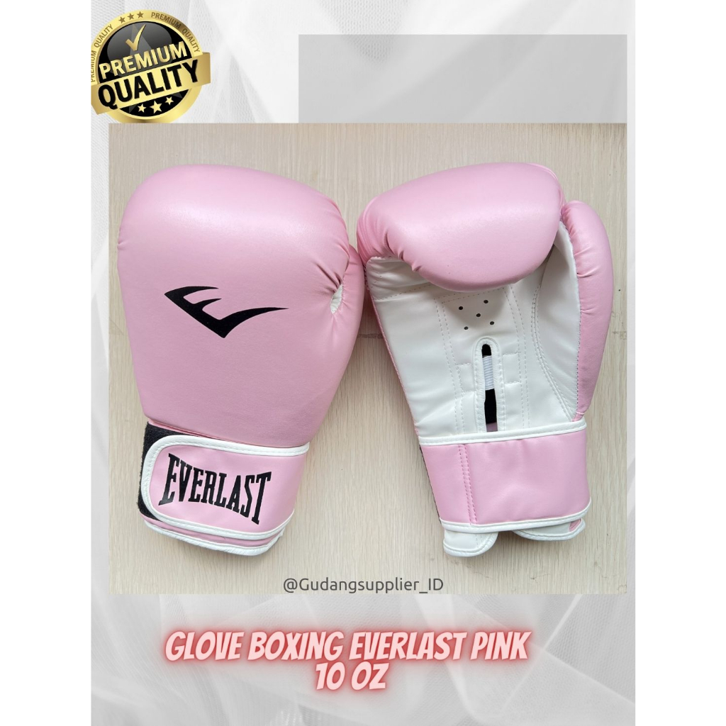 Jual GLOVE BOXING EVERLAST PROSTYLE 10 OZ PINK / SARUNG TINJU EVERLAST ...