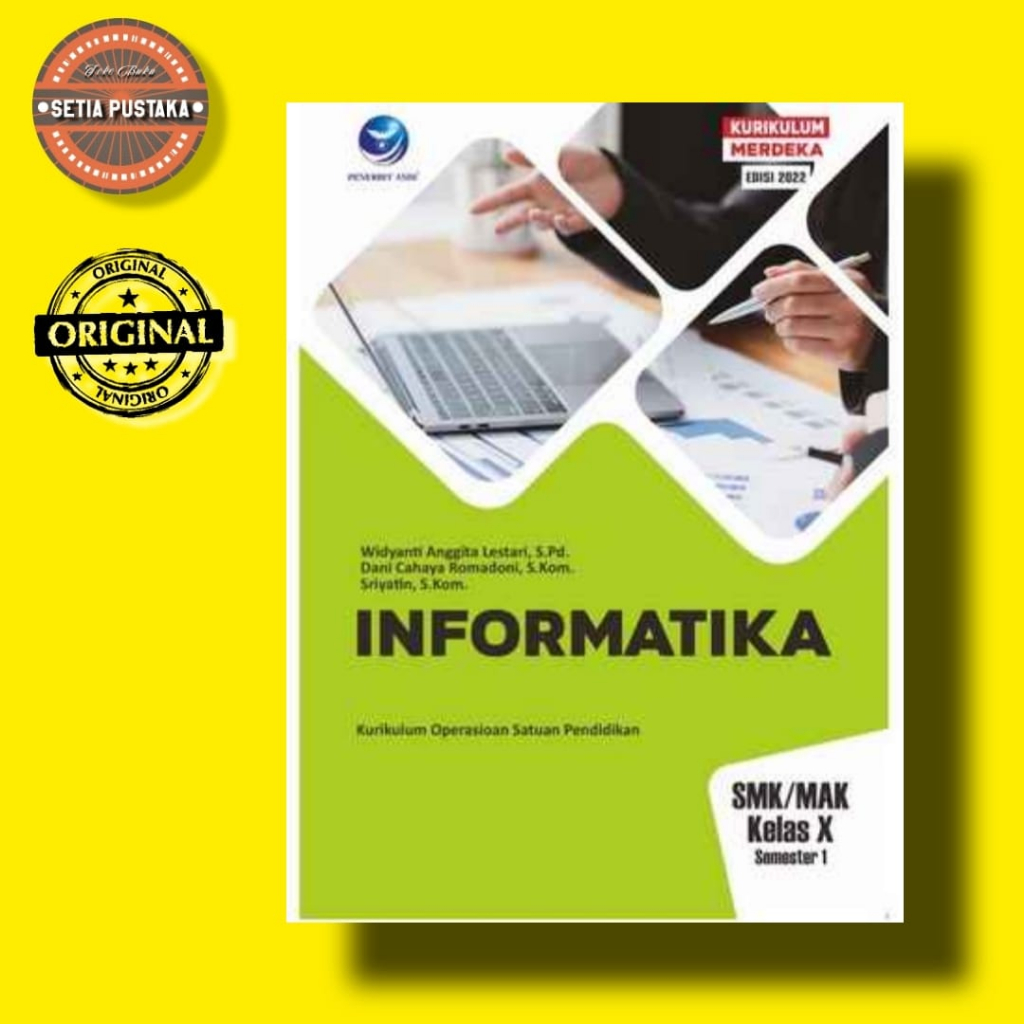 Jual Puske - Informatika SMK Kelas 10 Semester 1 (Jateng) Kurikulum ...