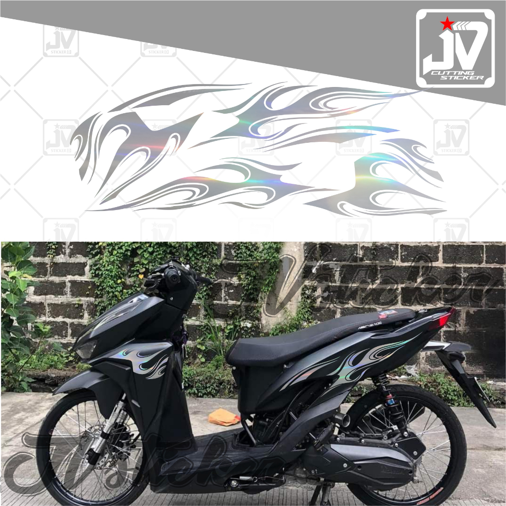 Jual sticker api vario 2020 cutting sticker motor | Shopee Indonesia