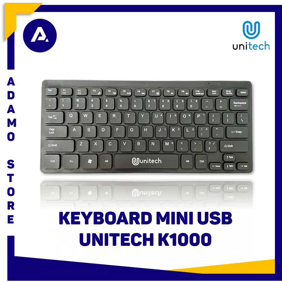Jual Keyboard Mini USB Unitech K1000 Keyboard Kabel Portable | Shopee ...