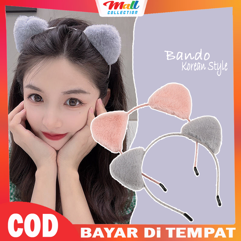 Jual MALL Bondu Lucu Wanita Bando Rambut Gaya Korea Cosplay Kucing ...