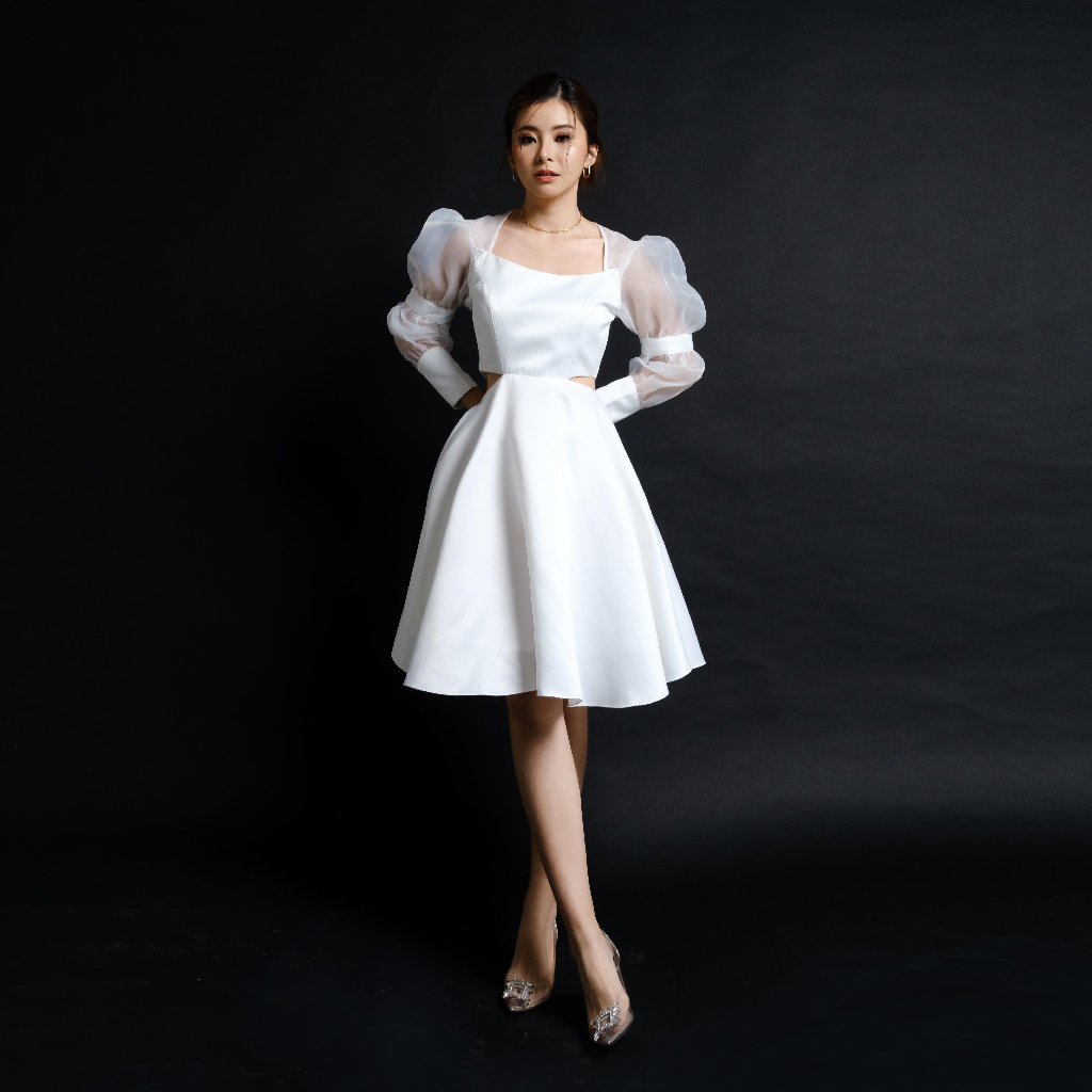 Jual COMA X ELIKA BOEN - Emma Dress in Black & White // mini dress ...