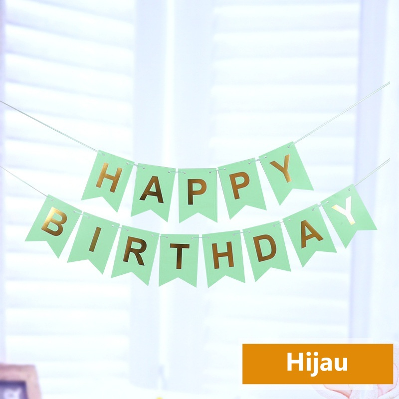 Jual aiGooTan - BANNER ULTAH SEGILIMA - Flag Tulisan Ulang Tahun Anak ...