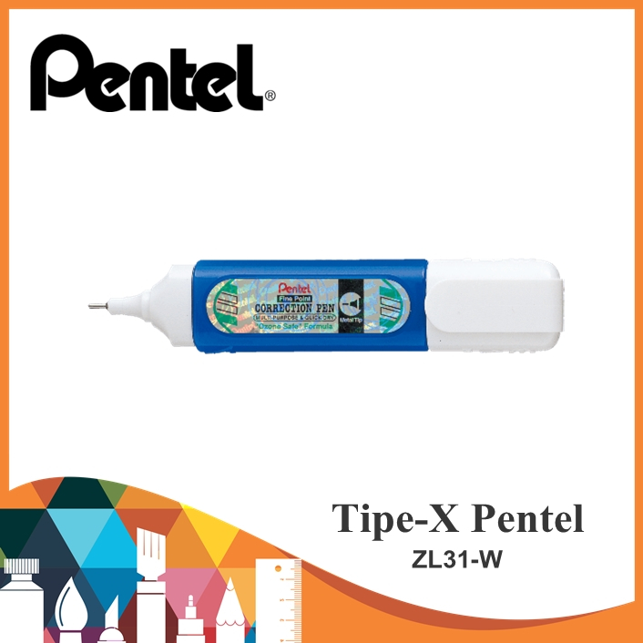 Jual Tip-X Pentel / Correction Pen Pentel / Correction Pen / Tipe-X ...