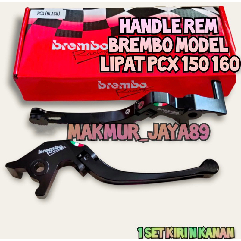 Jual HANDLE REM PCX 150 160 ADV 150 160 VARIO 160 ABS MODEL LIPAT CNC ...