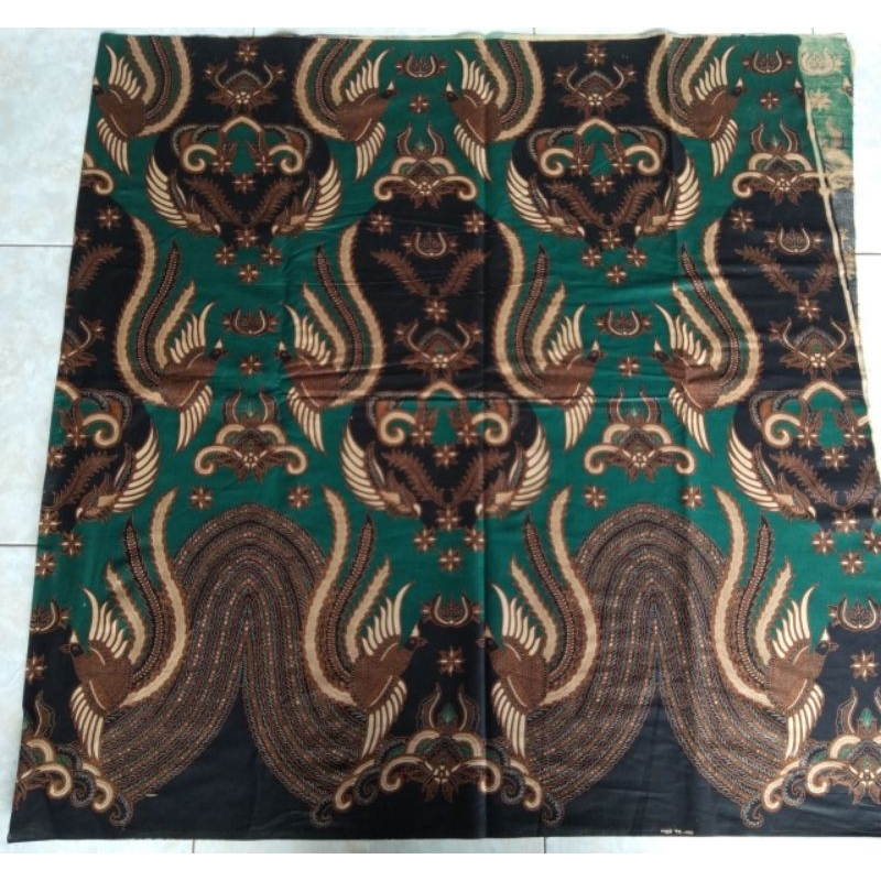 Jual KAIN BATIK WARNA HIJAU IJO BATIK PRINT TOSCA SERAGAM BRIDESMAID ...