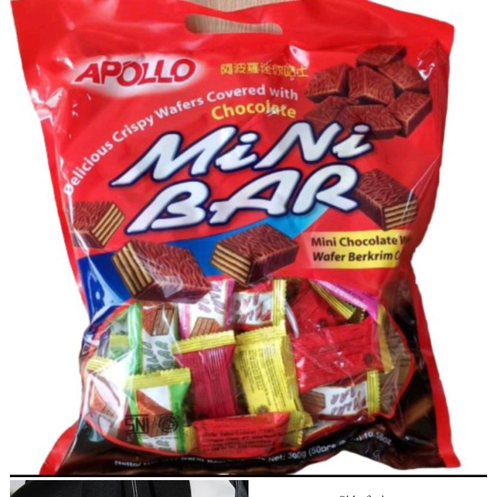 Jual Apollo Mini Bar Mini Chocolate Wafer Berkrim Coklat 50pcs Apollo ...