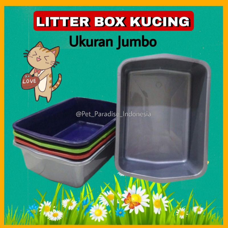 Jual PPI- CAT LITTER BOX Kucing Bak Pasir Kucing Anjing Bak Kotak ...