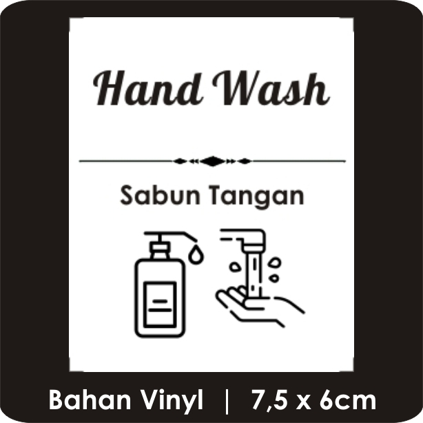 Jual Stiker Label Sabun Waterproof detergen sampho laundry pencuci ...