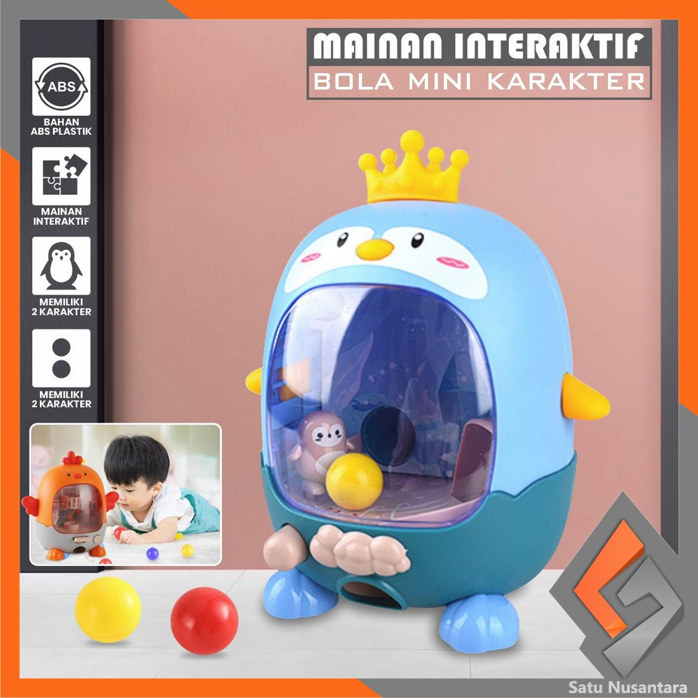 Jual SN-M322 Mainan Anak Ayam Bola Mini Lucu / Mainan Interaktif Mesin ...
