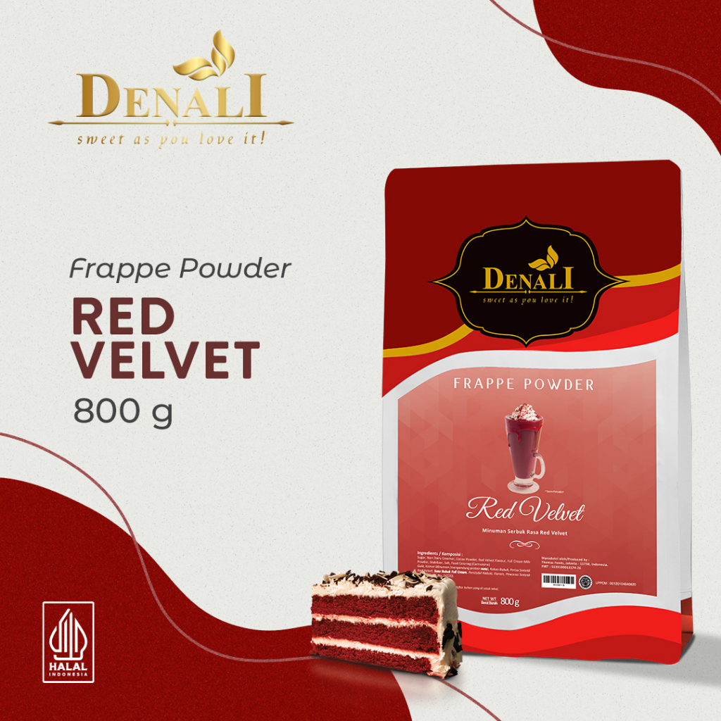 Jual Denali Frappe Powder - Red Velvet | Shopee Indonesia