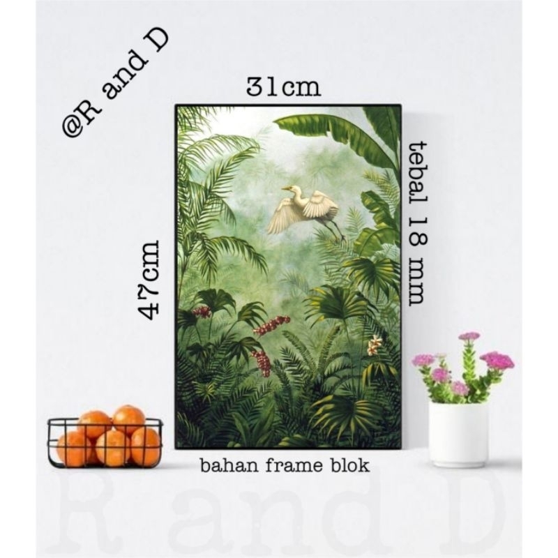 Jual Hiasan Dinding GAMBAR Bunga UKURAN 47X31| Hiasan dinding UKURAN A3 ...