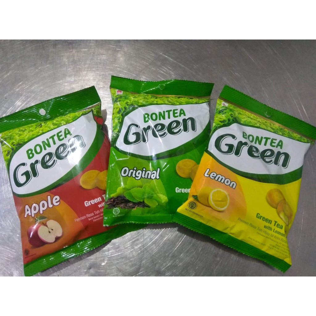 Jual (PAKET ISI 5)Bontea Green Tea Permen Rasa Teh Hijau Asli Berbagai ...