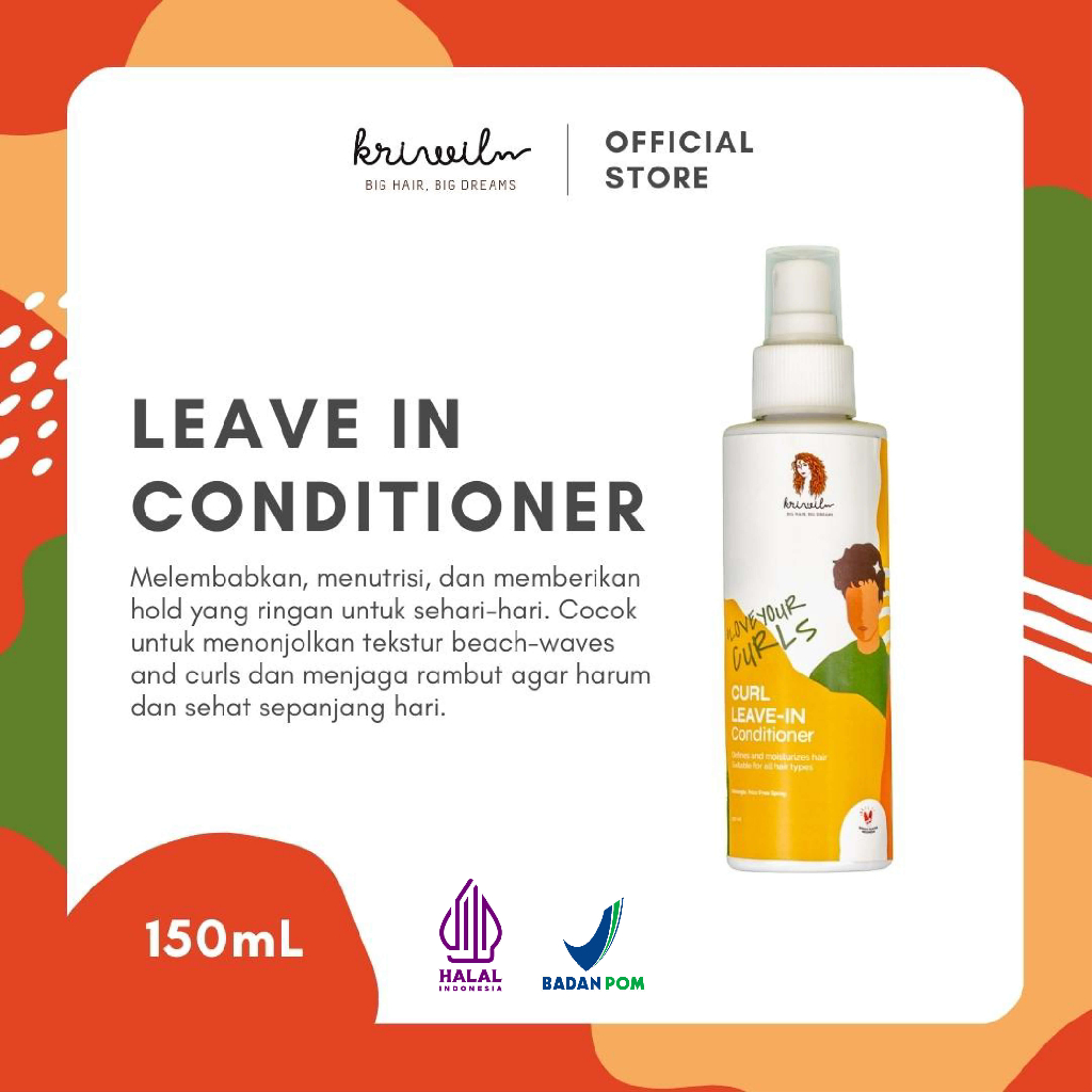 Jual Kriwil Curl Leave In Conditioner (tanpa bilas) 150ml | Shopee ...