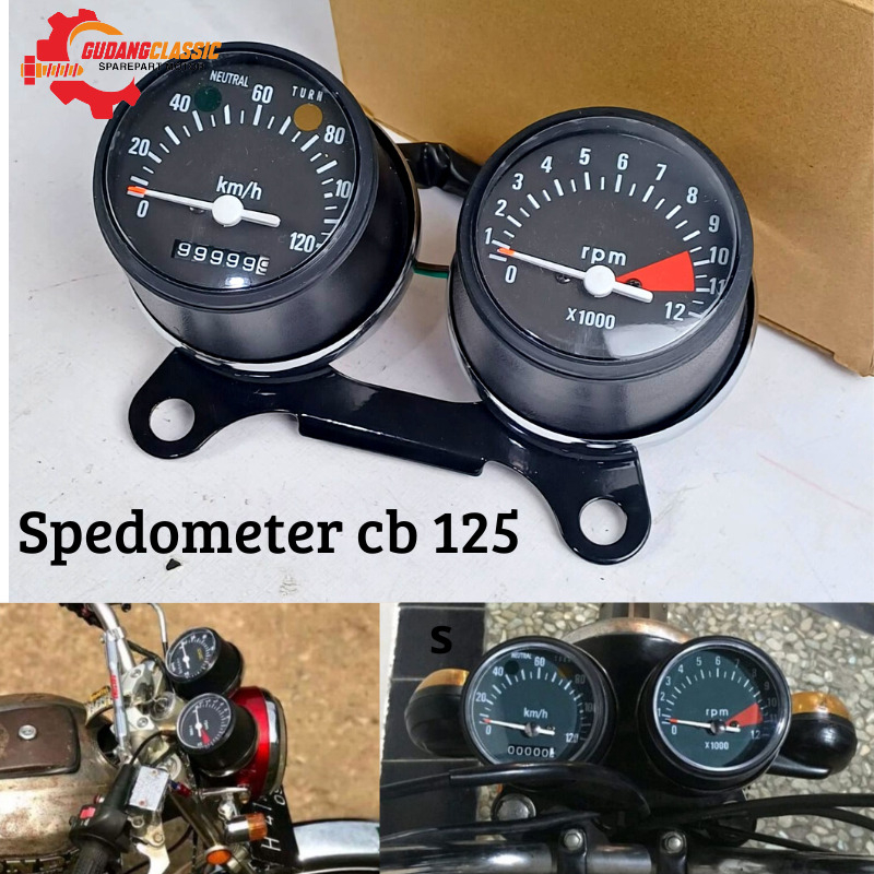 Jual Speedometer spedo meter cb 125 speedo set rpm cb 125 import ...