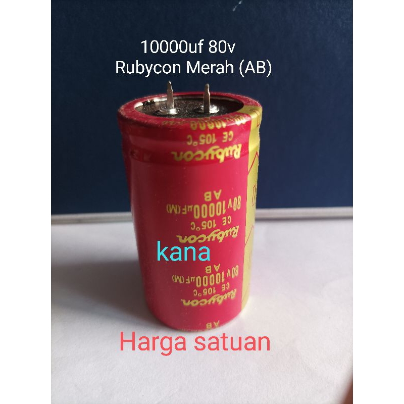 Jual Elco 10000uf 80v Rubycon Merah (AB) | Shopee Indonesia
