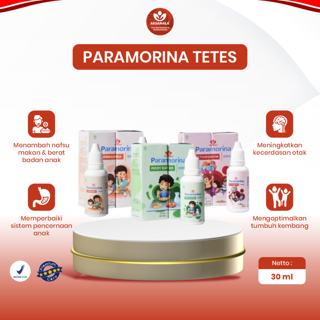 Jual Paramorina Uprainina Madu Anak Drop Active Grow Dan Picky Eater 30 ...