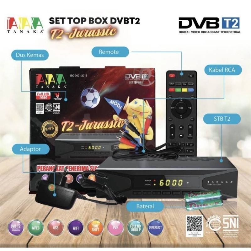 Jual SET TOP BOX TANAKA STB JURASSIC | Shopee Indonesia